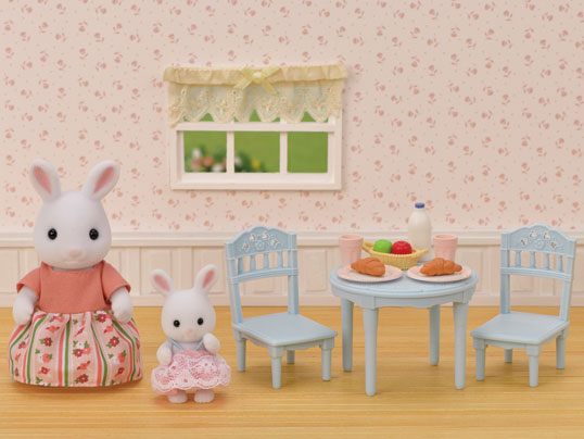Snow Rabbit Mother & Baby Breakfast Set – Sylvanian Store Keepers